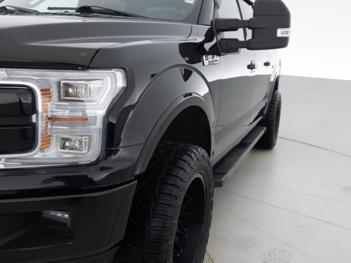 Used Leveled 2018 Black Ford F150 LARIAT 3.5L V6 For Sale