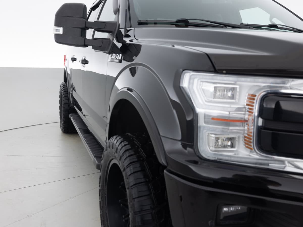 Used Leveled 2018 Black Ford F150 LARIAT 3.5L V6 For Sale