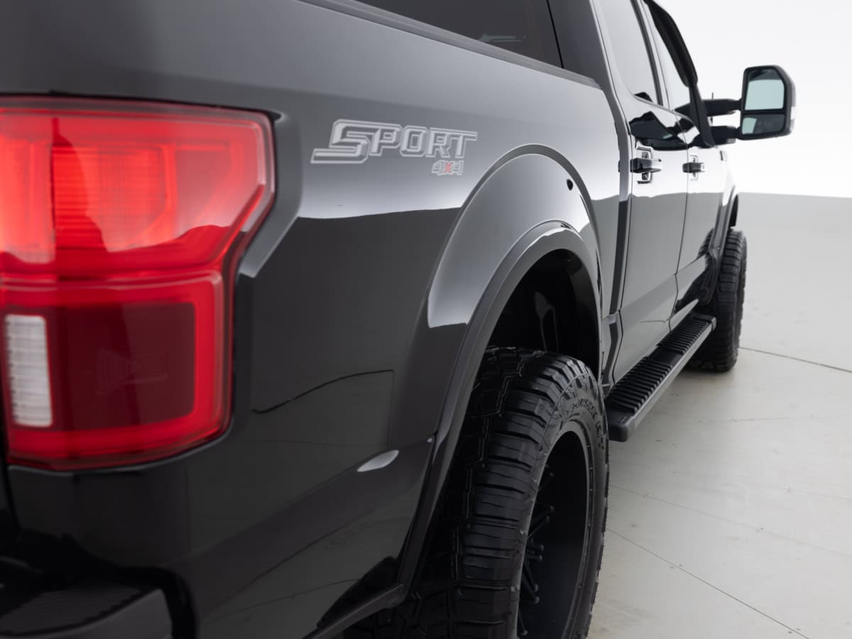 Used Leveled 2018 Black Ford F150 LARIAT 3.5L V6 For Sale