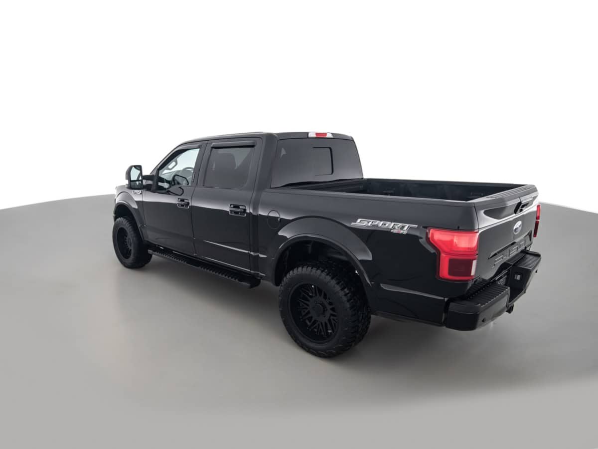 Used Leveled 2018 Black Ford F150 LARIAT 3.5L V6 For Sale