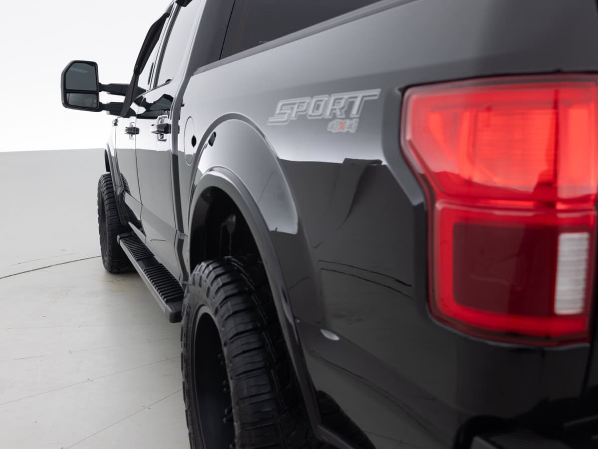 Used Leveled 2018 Black Ford F150 LARIAT 3.5L V6 For Sale