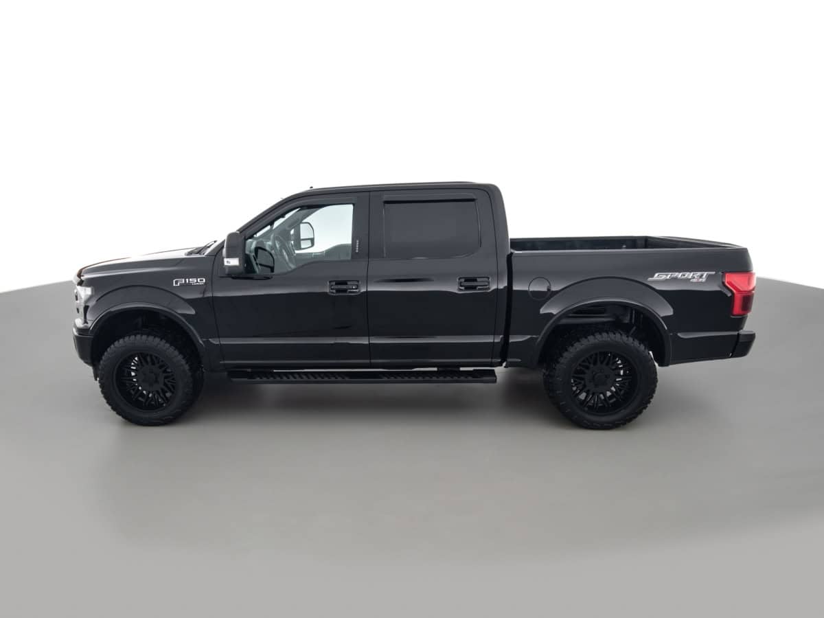 Used Leveled 2018 Black Ford F150 LARIAT 3.5L V6 For Sale