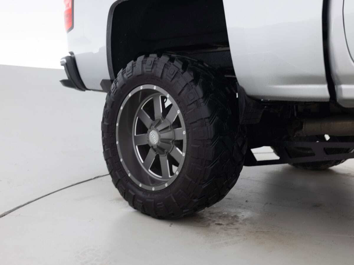 Used Lifted 2014 Silver Chevrolet Silverado 1500 LTZ 5.3L V8 For Sale