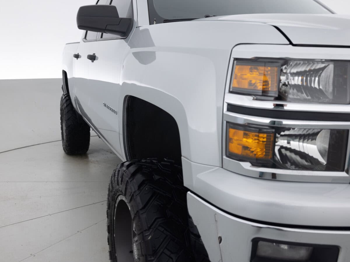 Used Lifted 2014 Silver Chevrolet Silverado 1500 LTZ 5.3L V8 For Sale