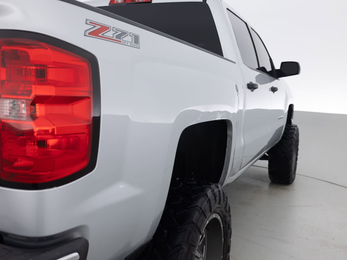 Used Lifted 2014 Silver Chevrolet Silverado 1500 LTZ 5.3L V8 For Sale