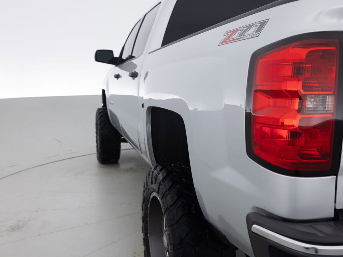 Used Lifted 2014 Silver Chevrolet Silverado 1500 LTZ 5.3L V8 For Sale
