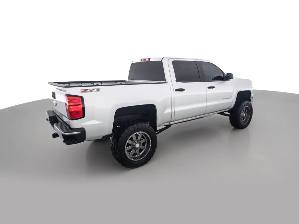 Used Lifted 2014 Silver Chevrolet Silverado 1500 LTZ 5.3L V8 For Sale