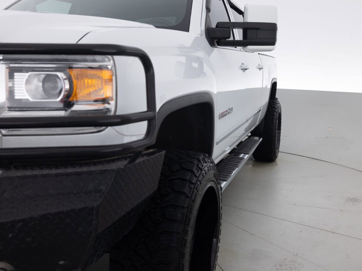 Used Lifted 2015 White GMC Sierra 2500HD SLT 6.6L V8 For Sale