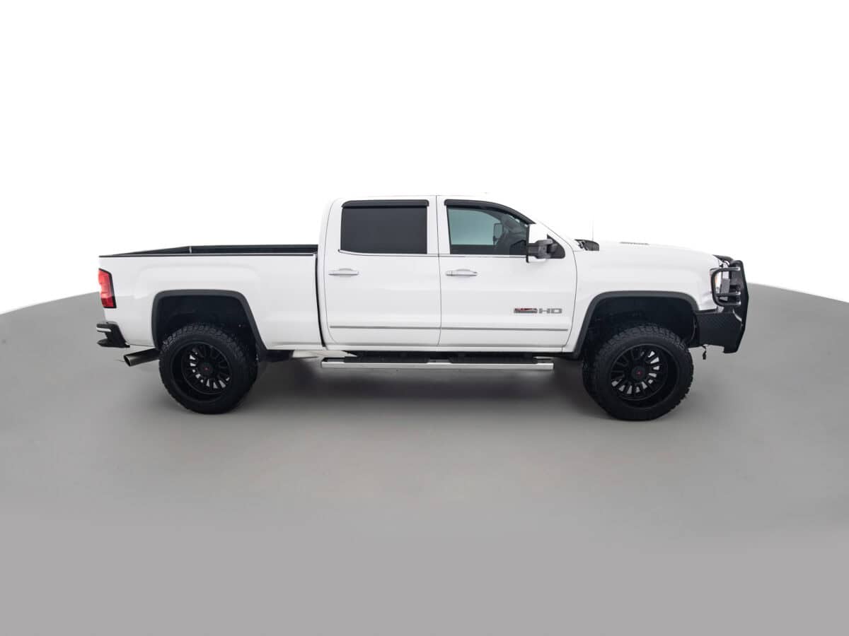 Used Lifted 2015 White GMC Sierra 2500HD SLT 6.6L V8 For Sale