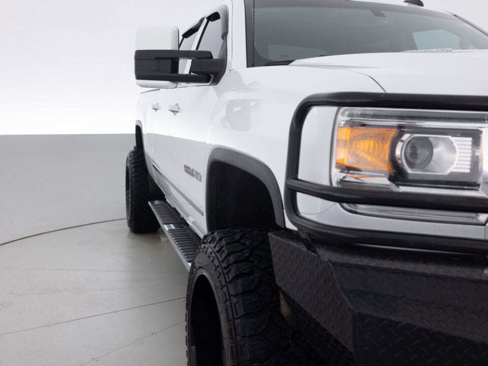 Used Lifted 2015 White GMC Sierra 2500HD SLT 6.6L V8 For Sale