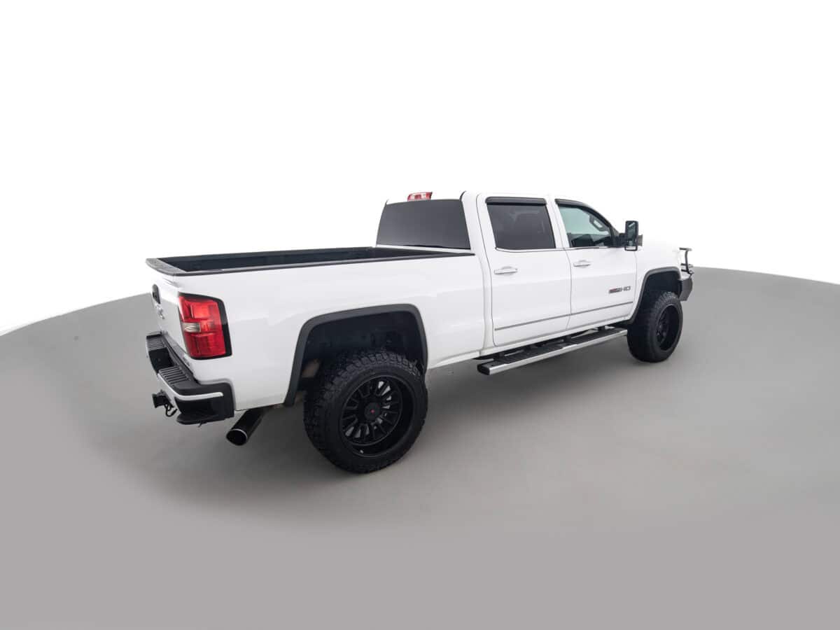 Used Lifted 2015 White GMC Sierra 2500HD SLT 6.6L V8 For Sale